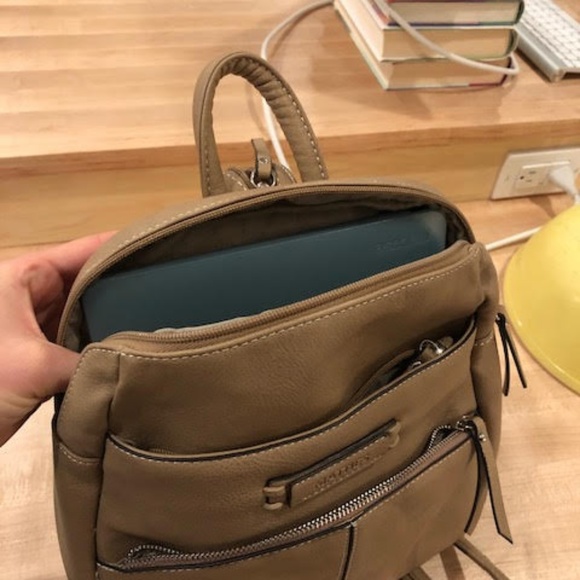 Matties | Bags | Matties Tan Backpack Purse | Poshmark